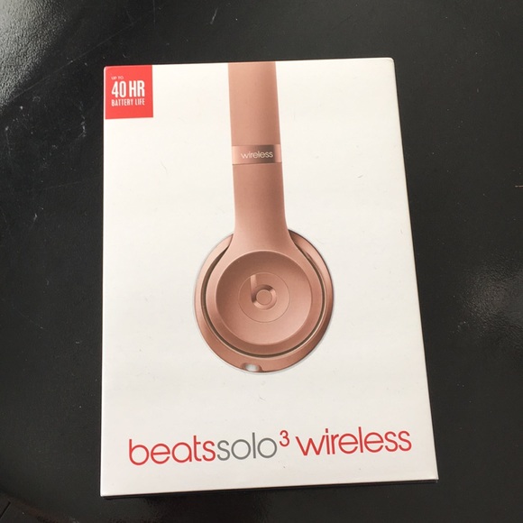 Beats by Dre | Headphones | New Rose Gold Beats Solo 3 Wireless | Poshmark